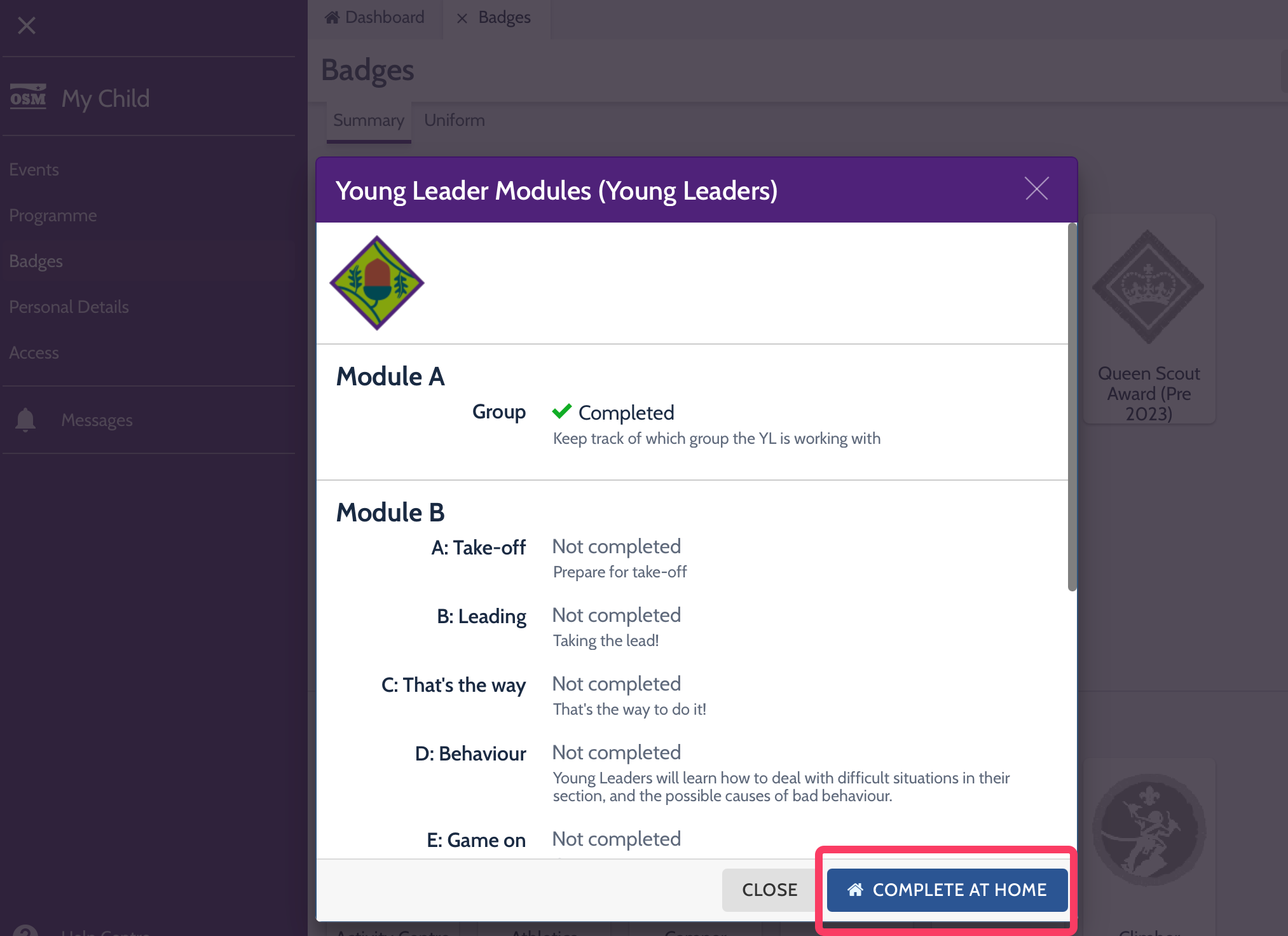 Young Leader Scheme – Harrogate and Nidderdale District